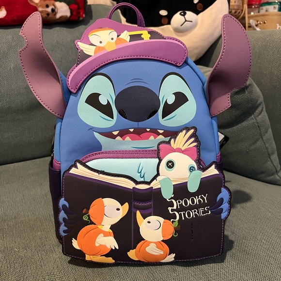 Loungefly | Bags | Loungefly Exclusive Spooky Story Stitch Halloween ...